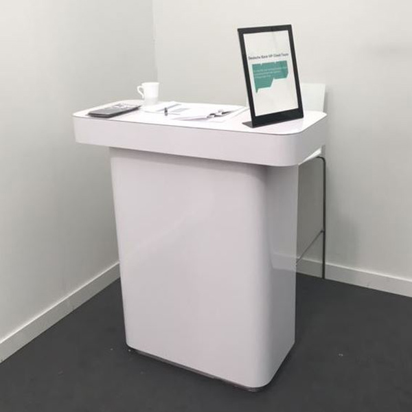 Brand It Podium - Greenroom Prop & Event Furniture Rental