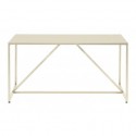 Strut Ivory White Desk / Medium Table - Greenroom Prop & Event ...