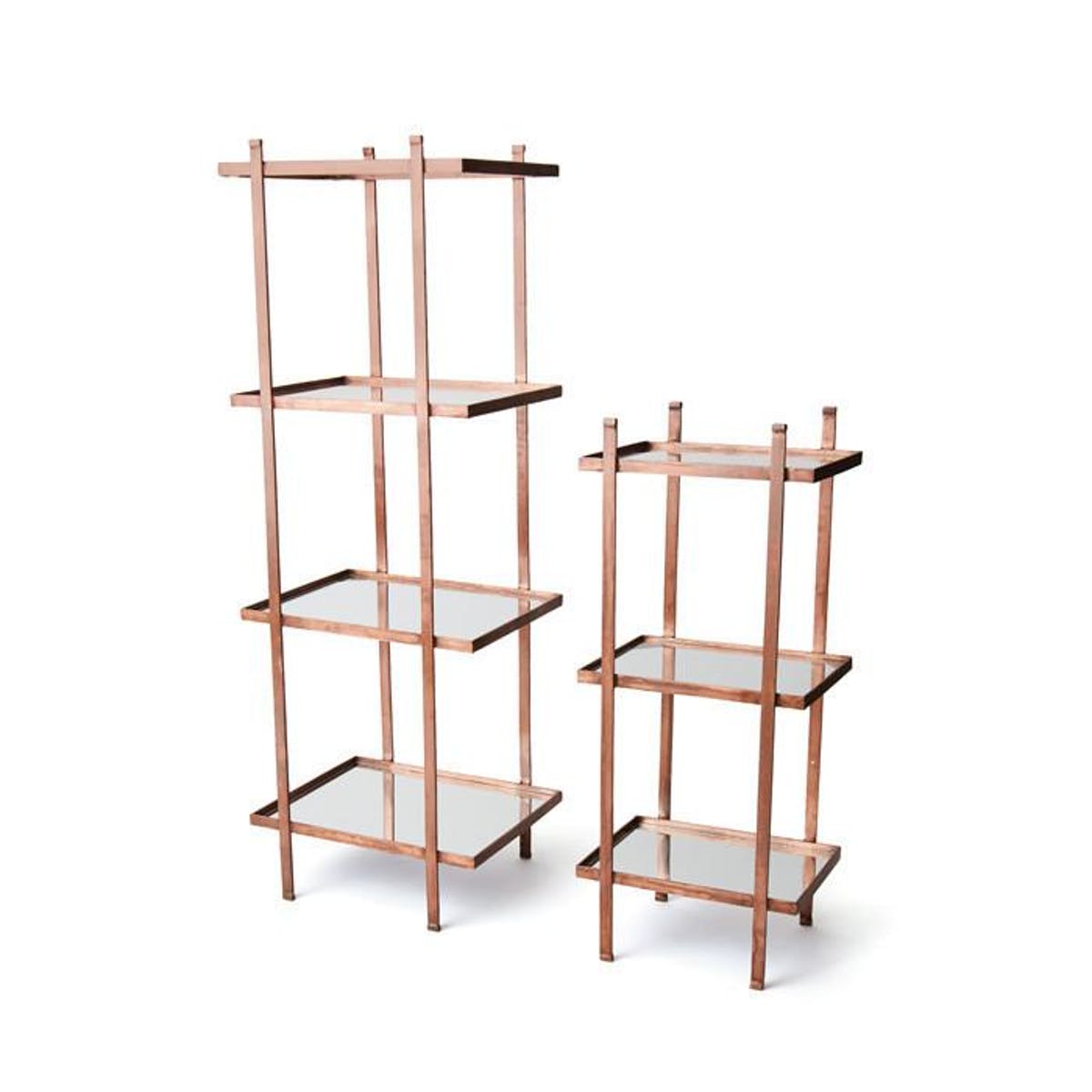 Copper_Shelving - Greenroom Prop & Event Furniture Rental